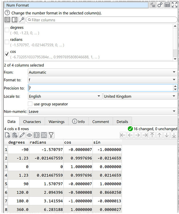 How do I calculate trigonometric functions, such as sine and cosine ...
